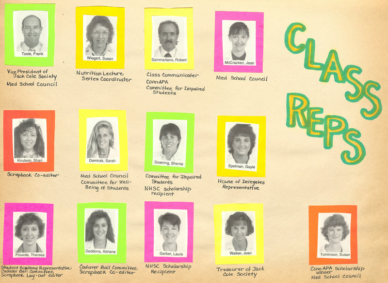 Student representatives Class of 92 · Yale University Library Online ...
